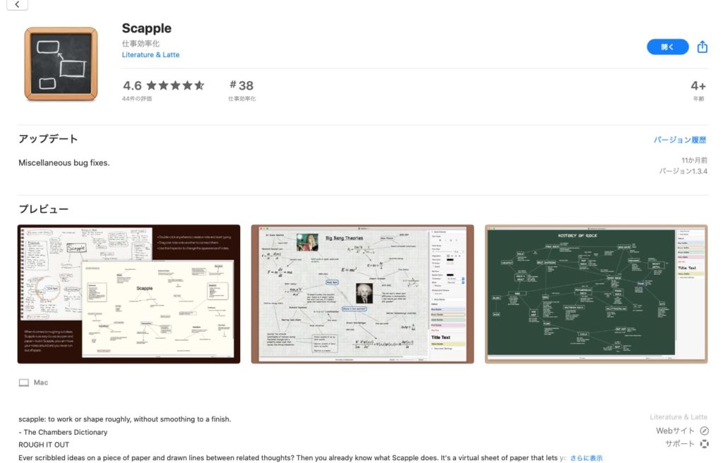 Scappleの使い方を紹介【ブログなどのキーワード管理の最適ツール】 | しごとらいふ